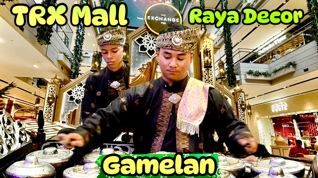 馬來西亞 TRX商場 開齋節佈置 傳統音樂表演 Malaysia Raya Festival 2025 TRX Grand Raya ...