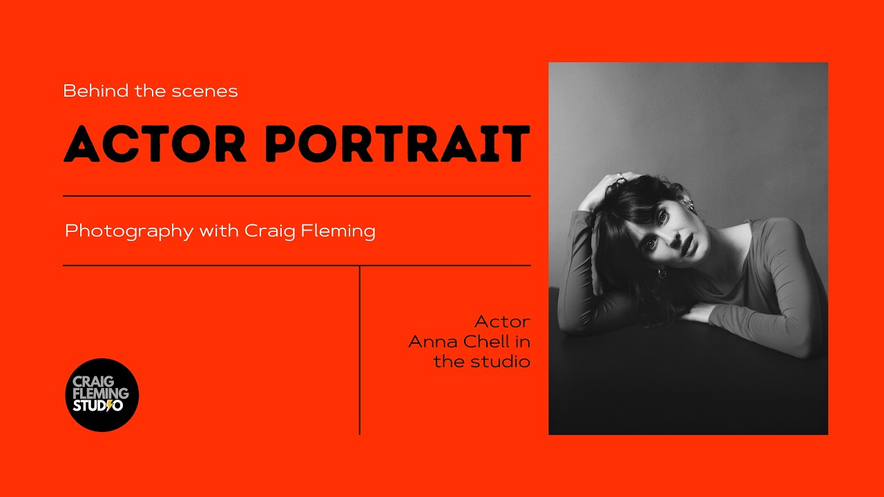 Behind the scenes photoshoot with actor Anna Chell in the studio. - YouTube