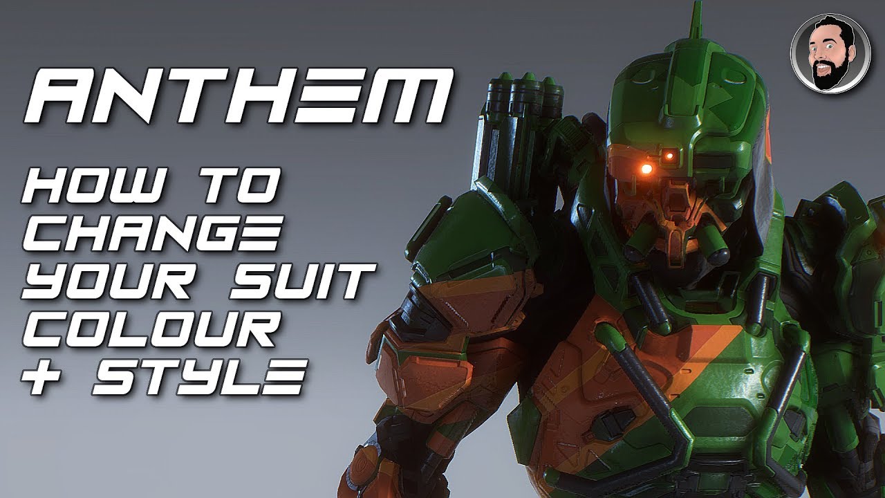 How To Change Suit Colours In Anthem - YouTube