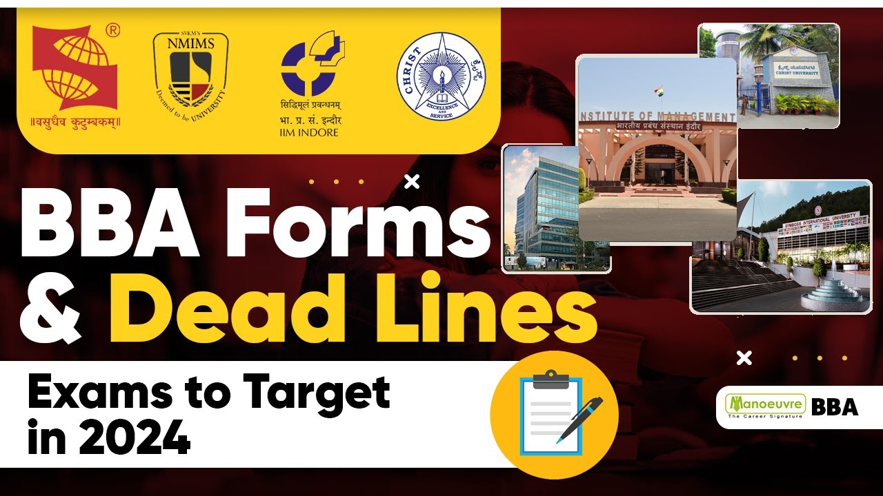 BBA Entrance 2024 - BBA Entrance Exam Important Dates | Exams To Target ...