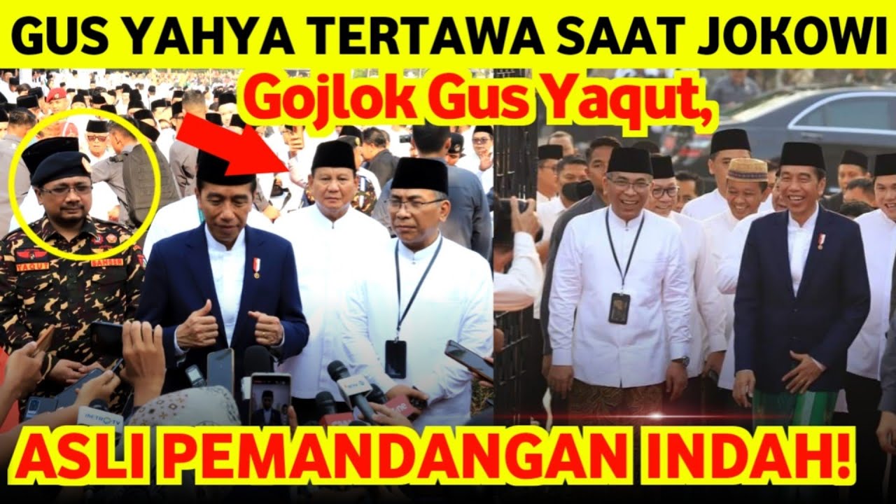 MERINDING.‼️DI DEPAN RI 1, GUS YAHYA BACAKAN TEKS RESOLUSI JIHAD NU ...