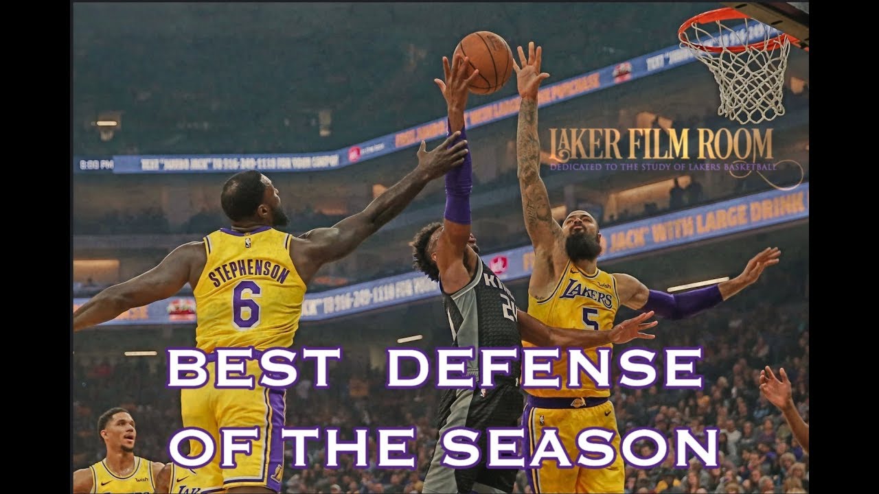 The Lakers' Best Defense of the Season | Lakers Analysis - YouTube