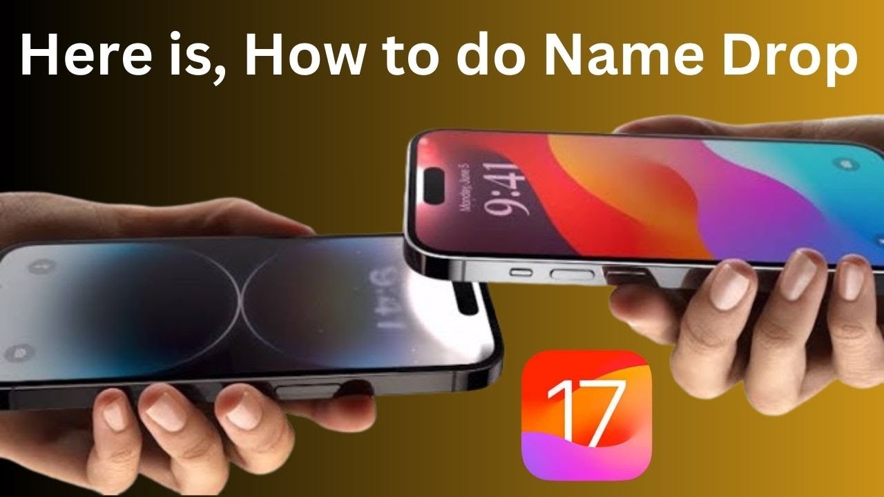 How to Use Name Drop iOS 17 - YouTube