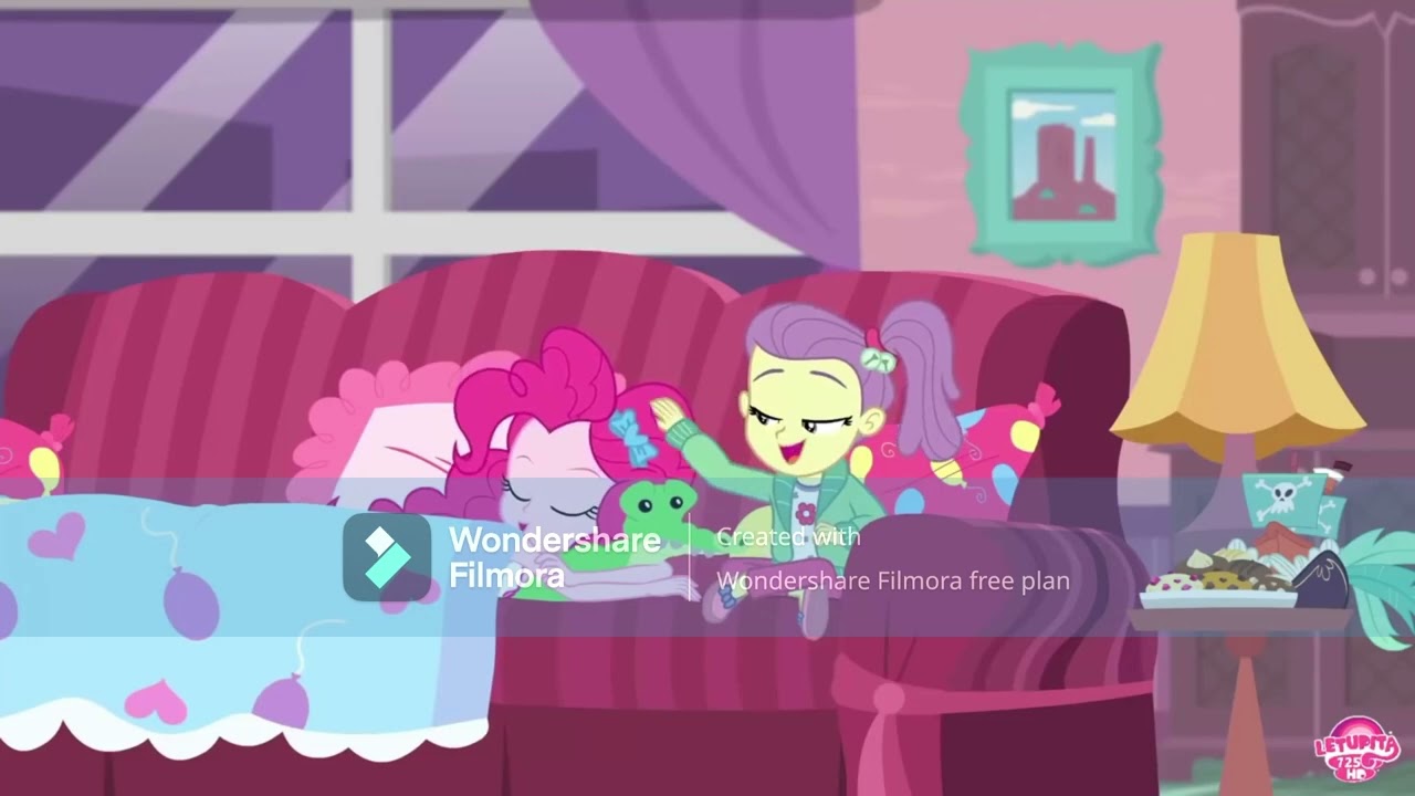 MLP EQG Pinkie Sitting ending with 1945 Bugs Bunny Drum Version - YouTube