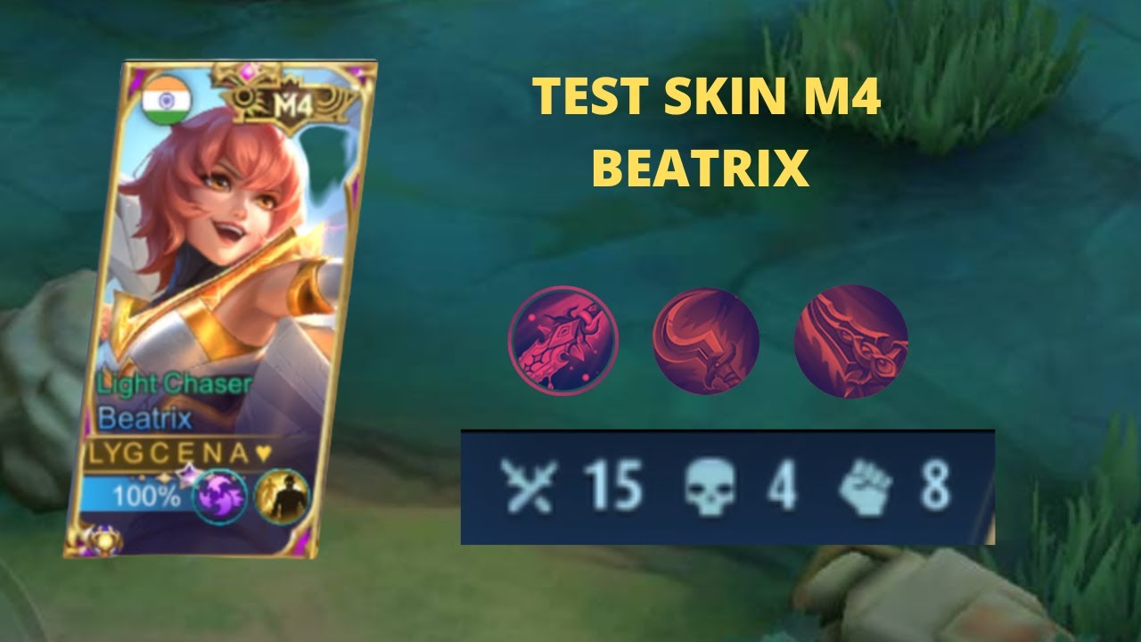 GAMEPLAY BEATRIX : ONE SHOOT DENGAN SKIN M4 TERBARU - YouTube