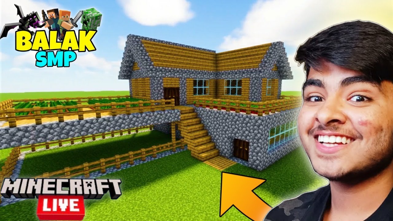BUILDING MY HOUSE IN BALAK SMP | MINECRAFT #2 - YouTube
