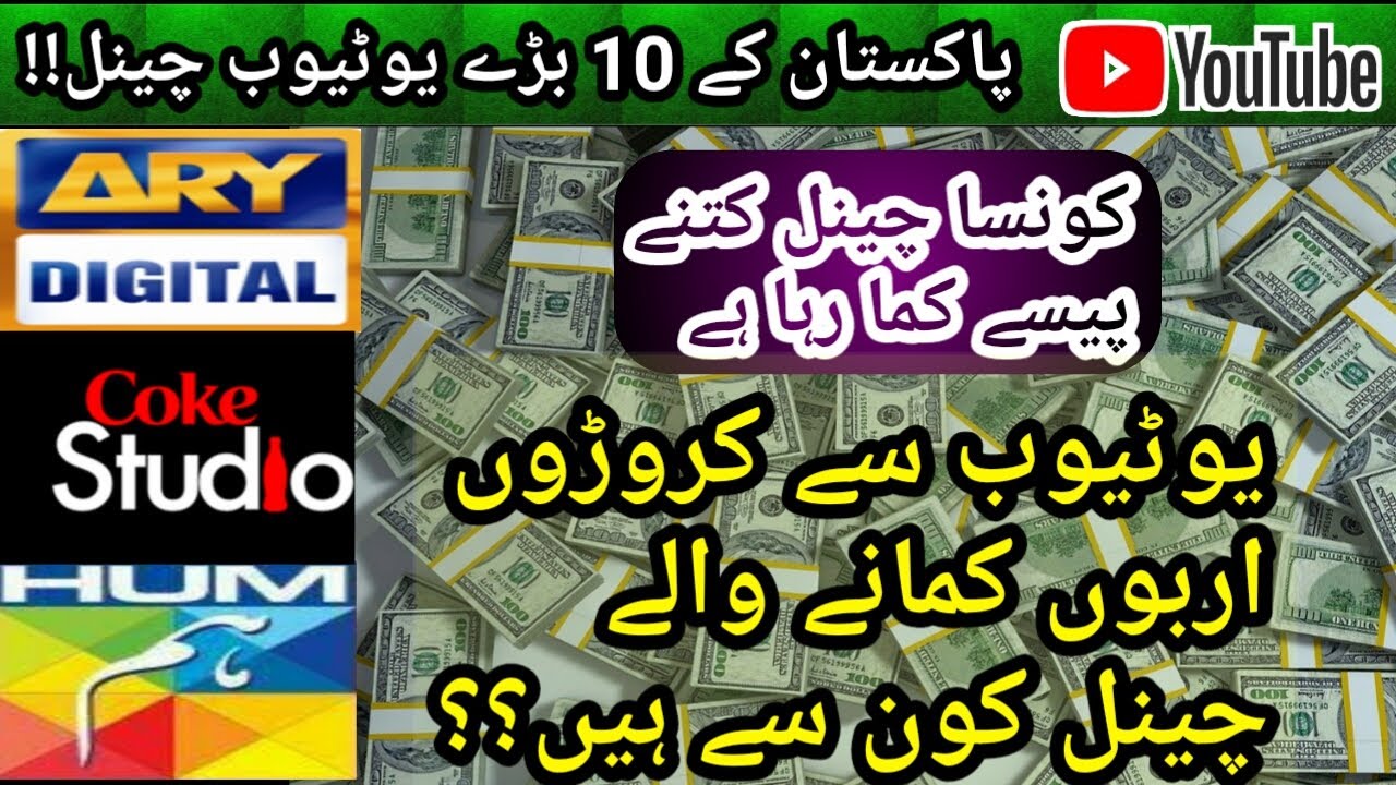 Top 10 channels of youtube in pakistan 2020 .Shocking incomes of ...