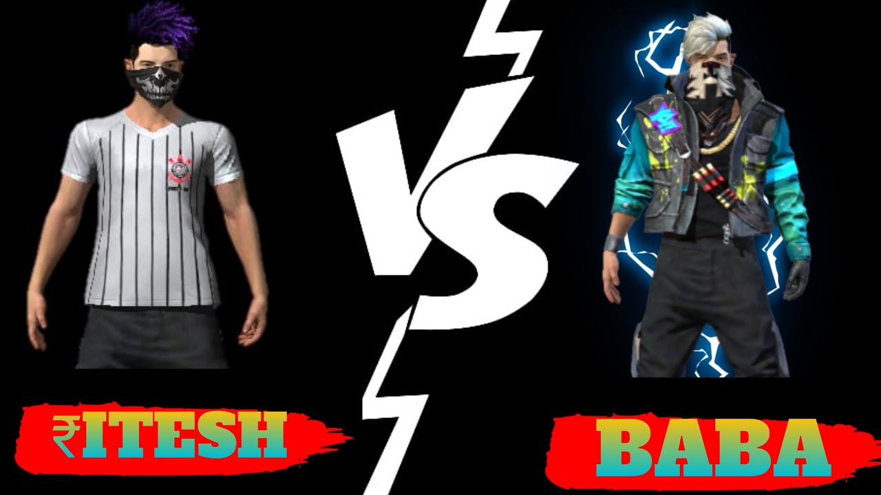 ₹RITESH V/S BABA ONE VS ONE OP GAMEPLAY #neha gamer - YouTube