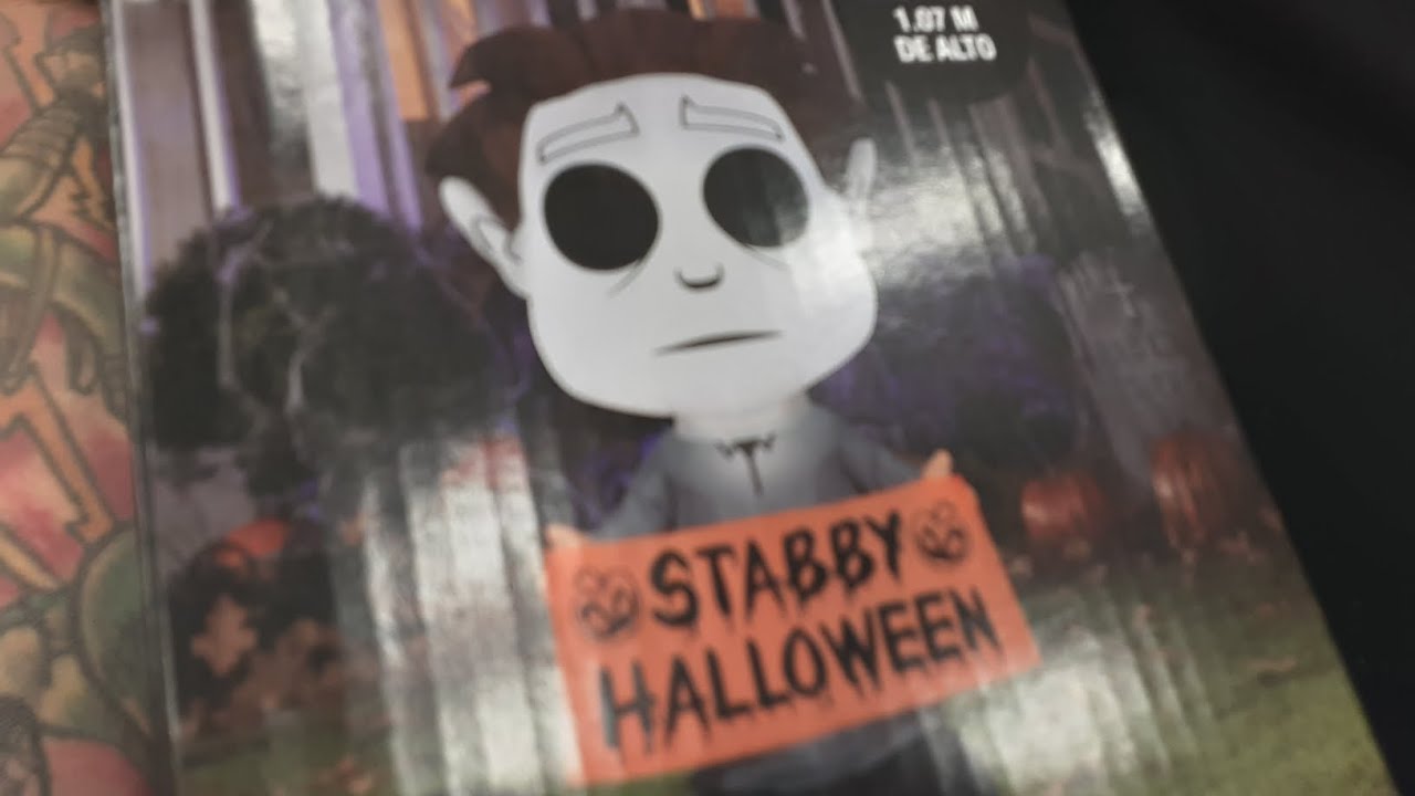 Michael Myers says "HAVE A STABBY HALLOWEEN" - YouTube