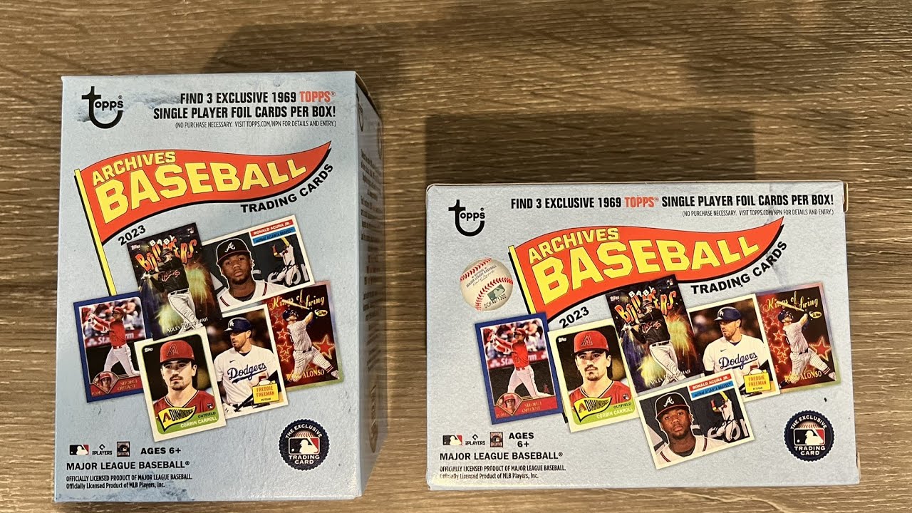 *2023 TOPPS ARCHIVES MLB BASEBALL RETAIL BLASTER BOX BREAK ⚾ WE FOUND ...