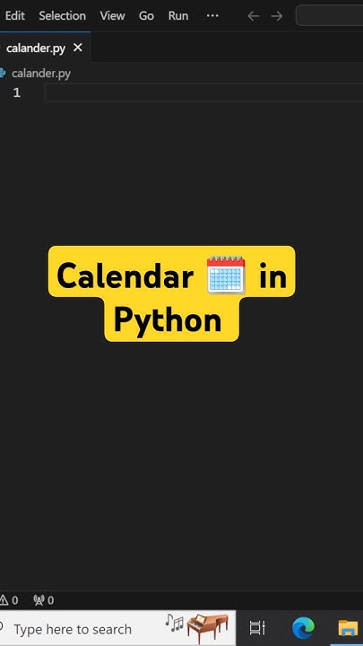 How to print calendars in python #education #programming #python #majidlabs - YouTube