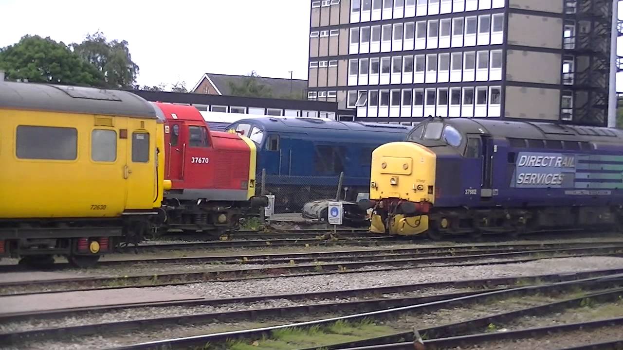derby network rail depot - YouTube