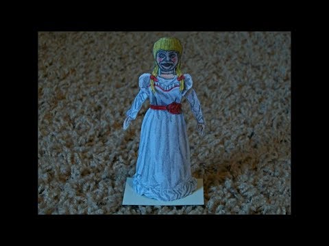 Paper Model of the Annabelle Doll from "Annabelle: Creation" - YouTube
