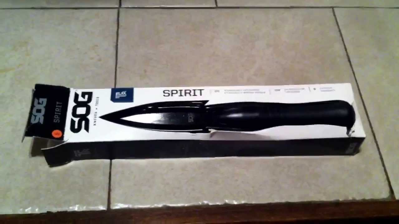 Sog spirt spear/ knife review new weapon - YouTube