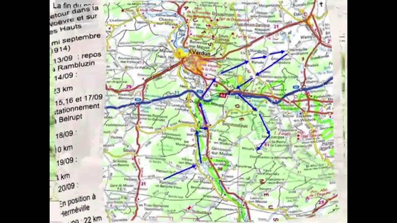 La bataille des Hauts de Meuse Septembre 1914 - YouTube