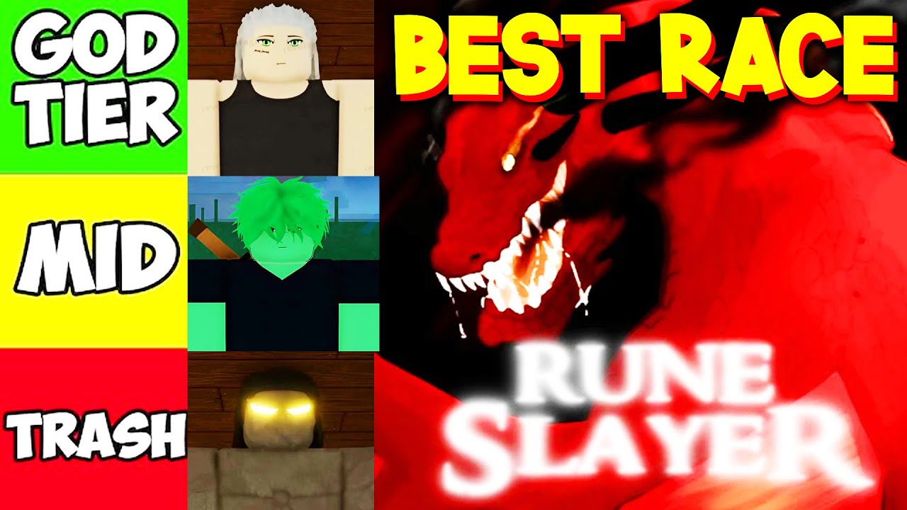 RUNE SLAYER RACE TIER LIST! (BEST RACES & RACE SHOWCASE) ROBLOX - YouTube