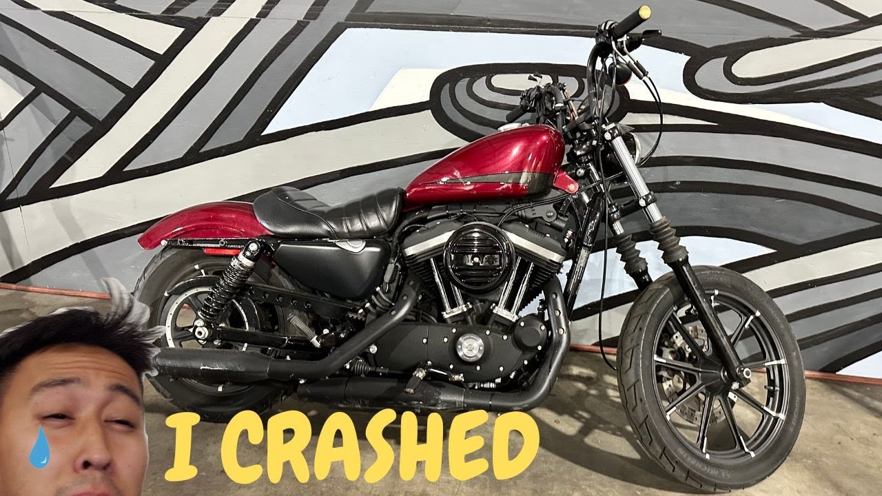 I Crashed The Harley - YouTube