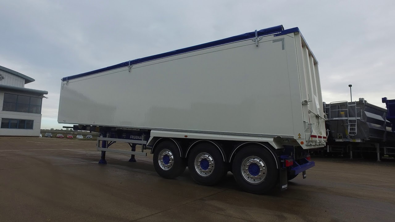 Fruehauf Bulker Tipping Trailer for Sale - YouTube