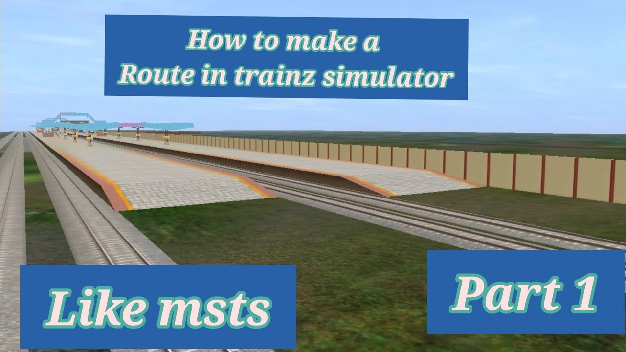 How to make a route in trainz simulator #indiantrainsim #route - YouTube