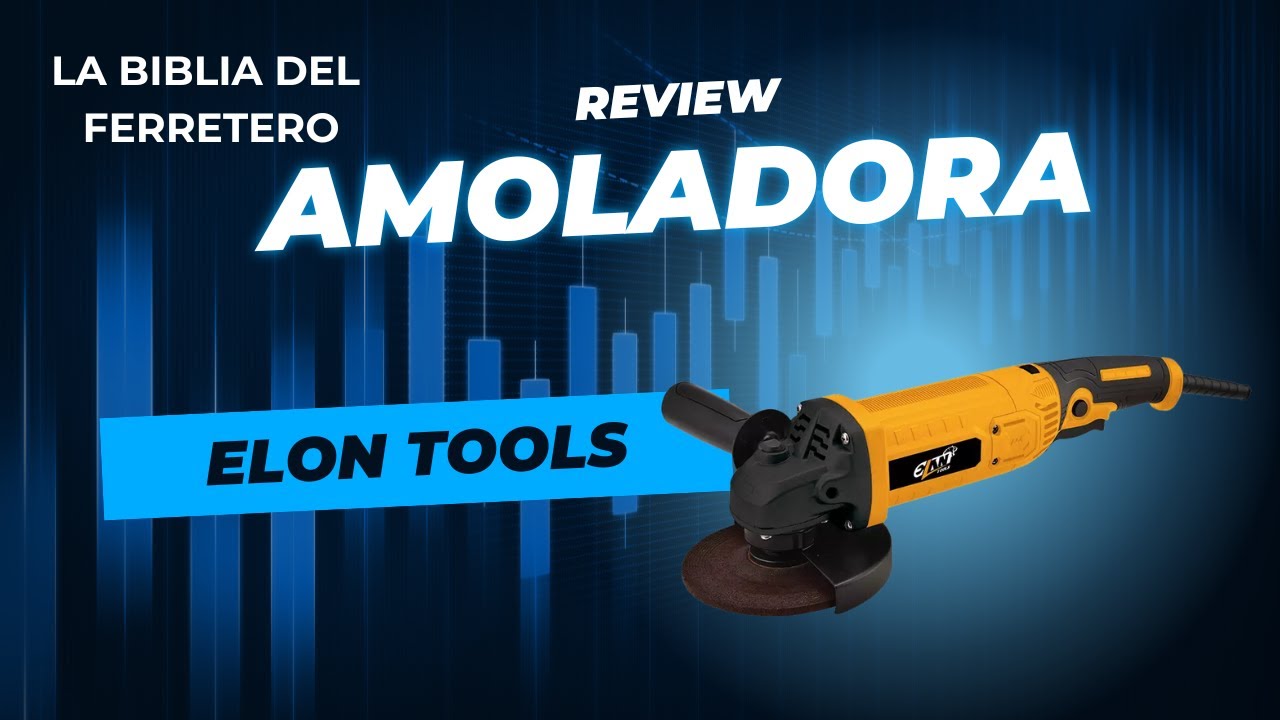 Potencia y Precisión: Reseña de la Amoladora ELAN TOOLS BK-AG5125 1350W ...