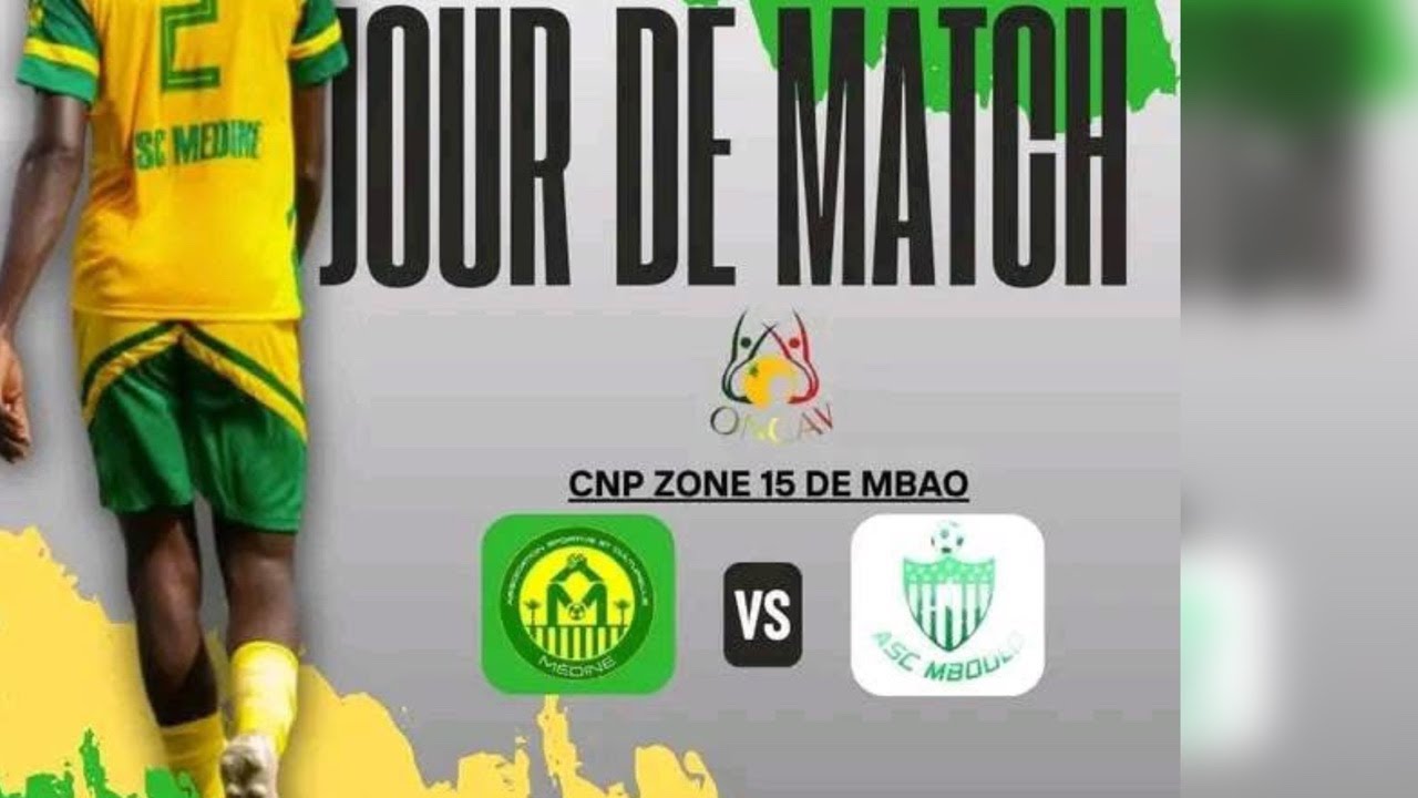 1/4 DE FINAL ZONE 15 DE MBAO : MBOOLO VS ASC MÉDINE - YouTube