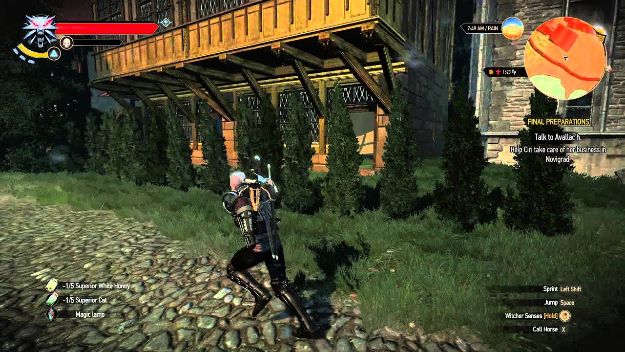 Witcher 3 - Exploring Oxenfurt Academy - YouTube