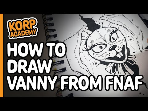 How to Draw Vanny from Five Nights at Freddys - YouTube
