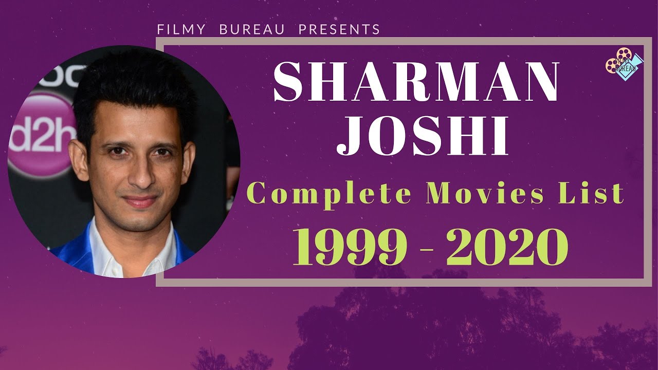Sharman Joshi | Complete Movies List | 1999-2020 - YouTube