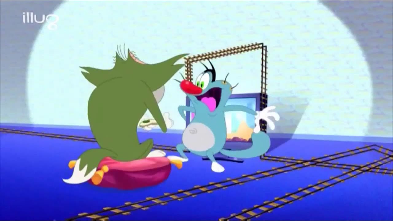 Oggy and The Cockroaches ⭐️ S6 Ep30 ⭐️ A Wild Train Ride - YouTube