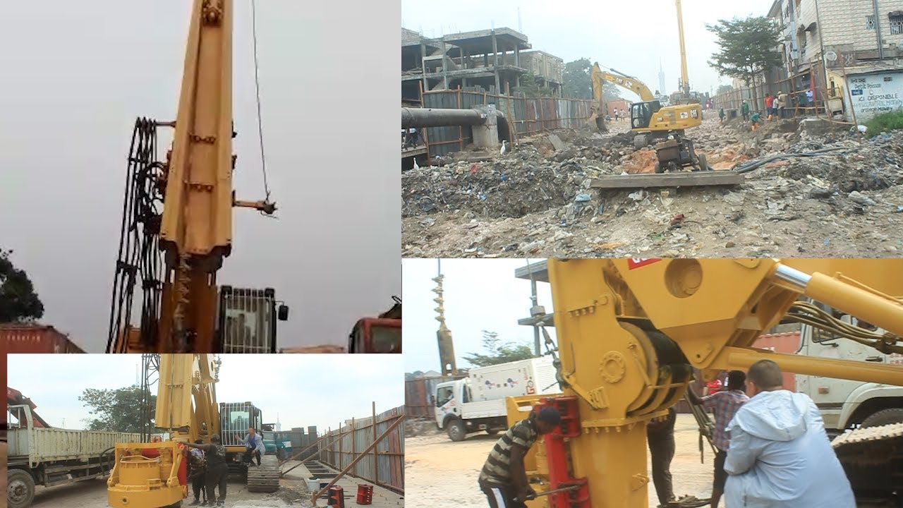 100 %TRAVAUX BA MACHINE YA CONSTRUCTION YA PONT MUNGULUDIAKA EYE - YouTube