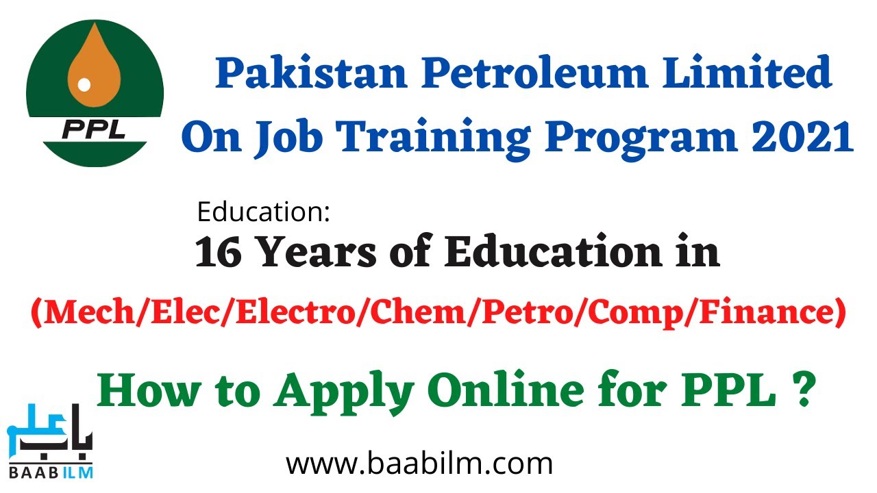PPL On Job Training Program 2021 || Mech/Elec/Electr/Chem/Petro || How ...