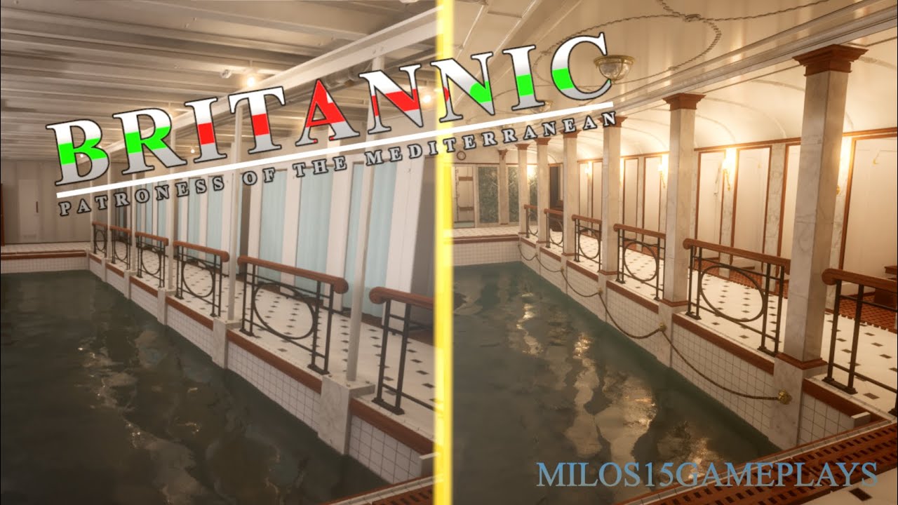 Visiting Britannic's swimming bath (RMS and HMHS version) - YouTube