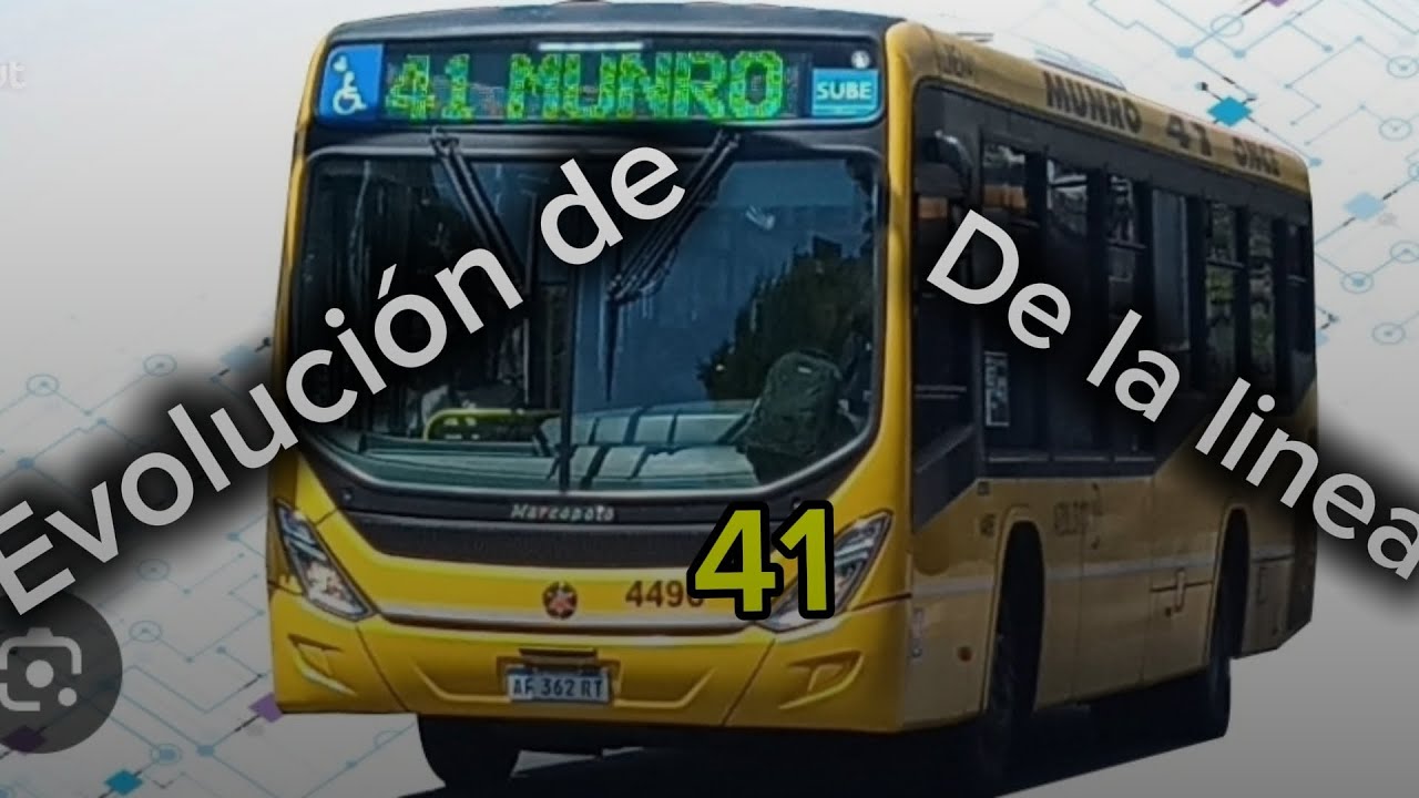 Evolución de la linea 41 2025 - 1984 - YouTube