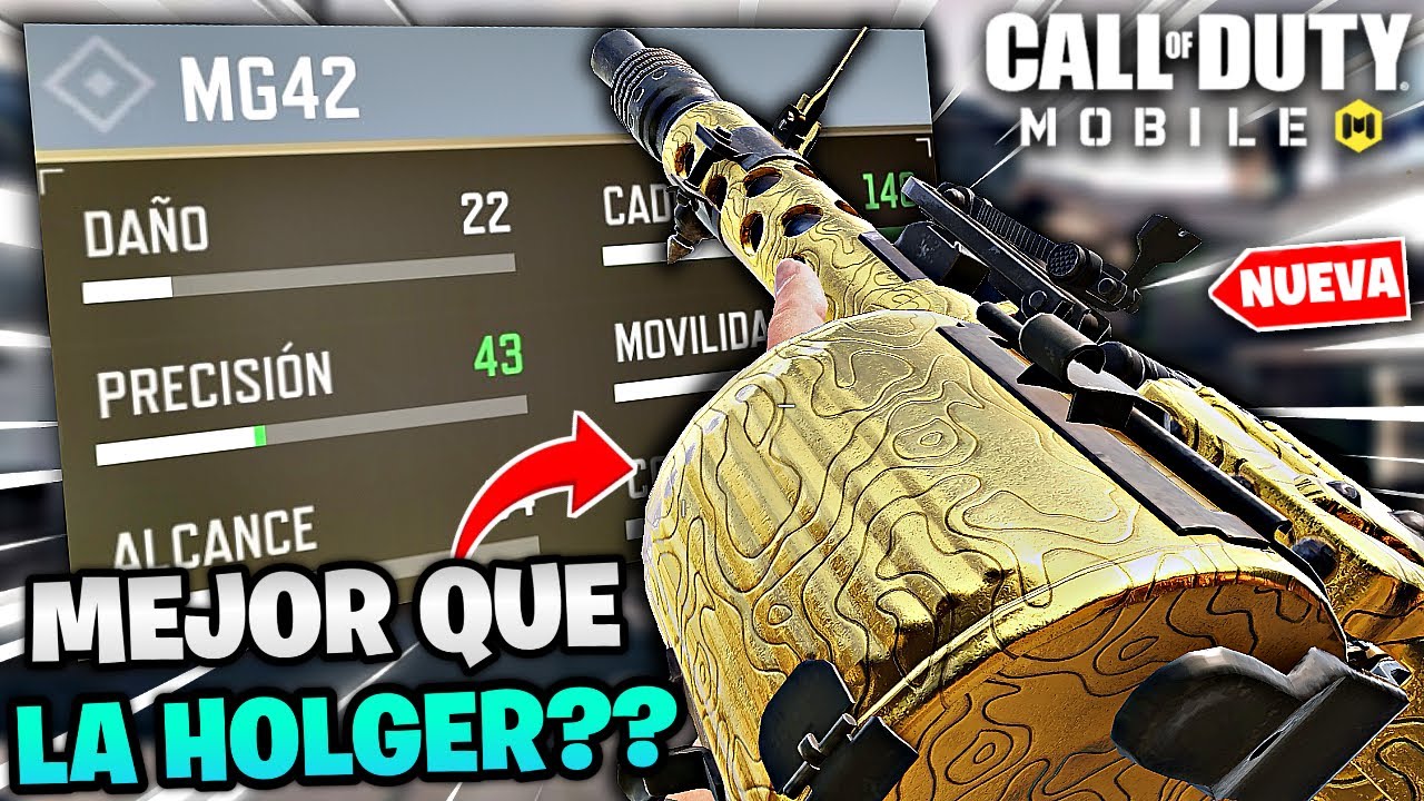 MG42 | LA ARMA CON LA MAYOR CADENCIA DE COD MOBILE / LA MEJOR CLASE ...