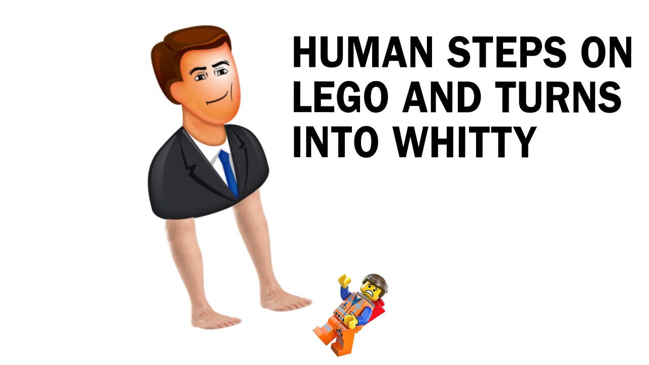 Human Steps on Lego and Turns Into Whitty - YouTube