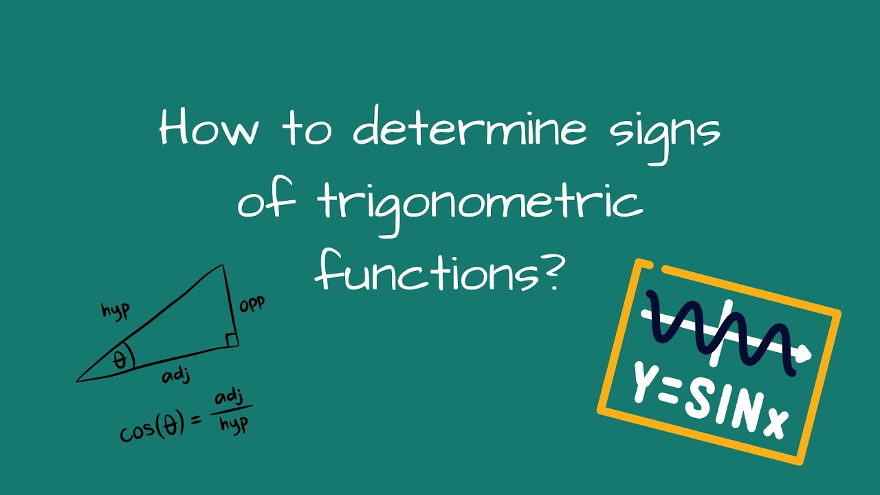 How to determine signs of trigonometric functions without formulas ...