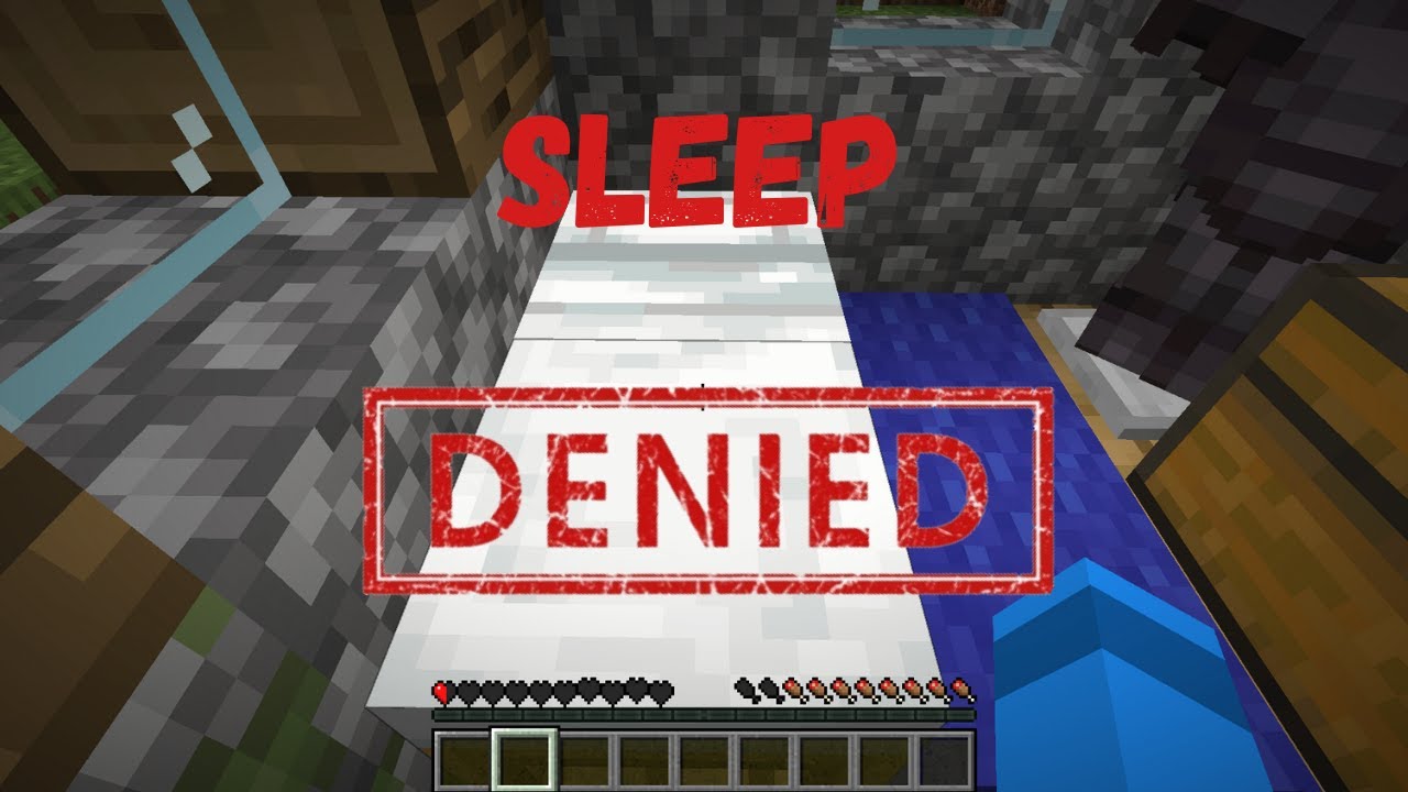 Reasons I Failed to Sleep in Minecraft - YouTube
