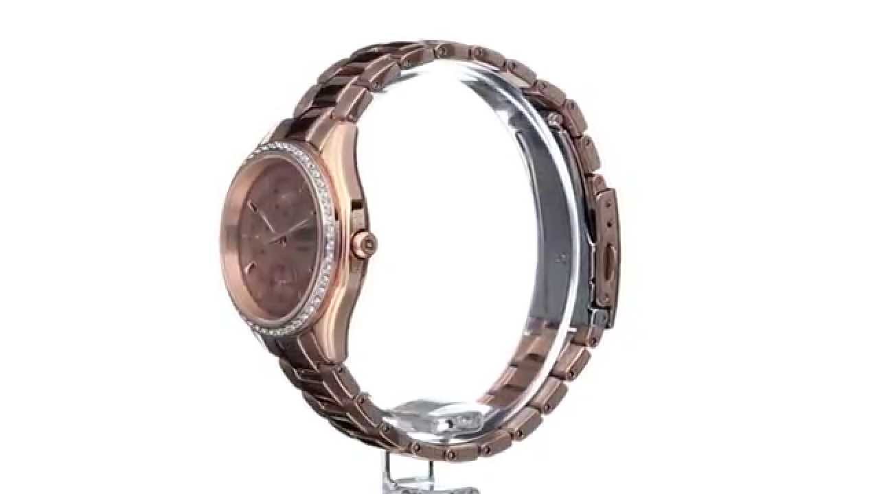 Citizen Watches FD1063-57X Eco-Drive POV 2.0 Rose Gold Tone Swarovski ...