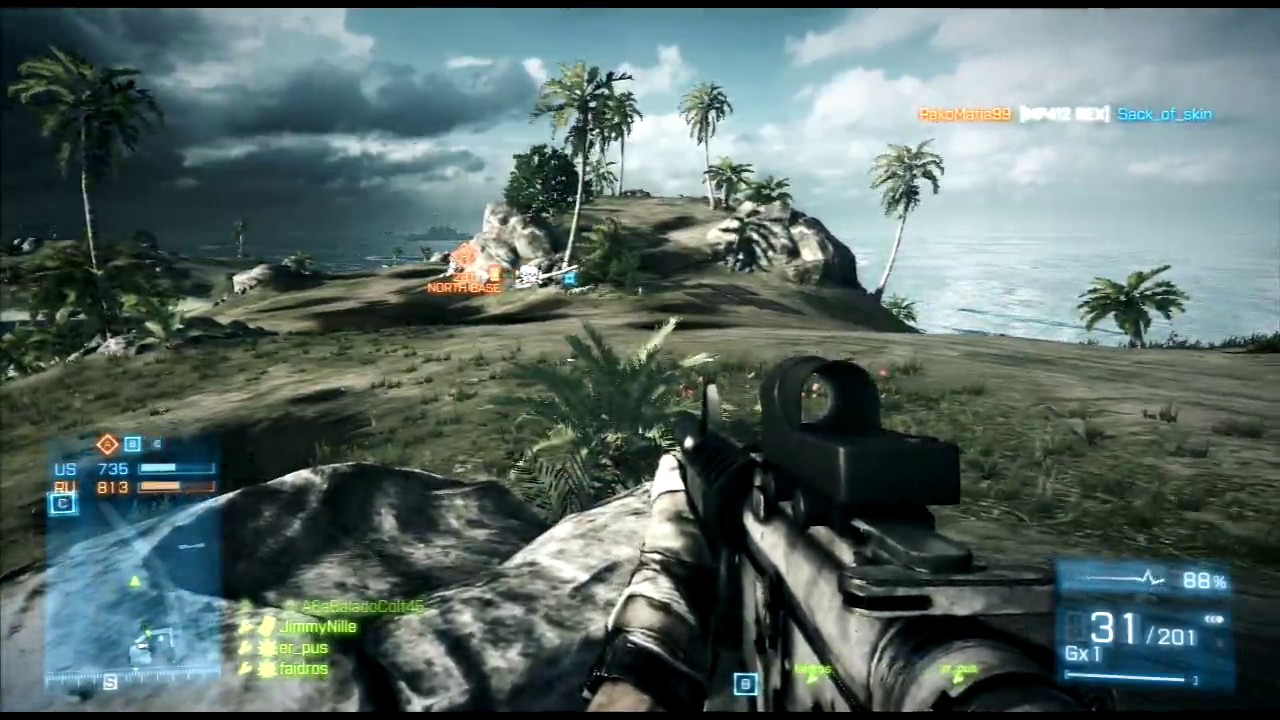 Battlefield 3 (PS3) #6 - Wake Island - YouTube
