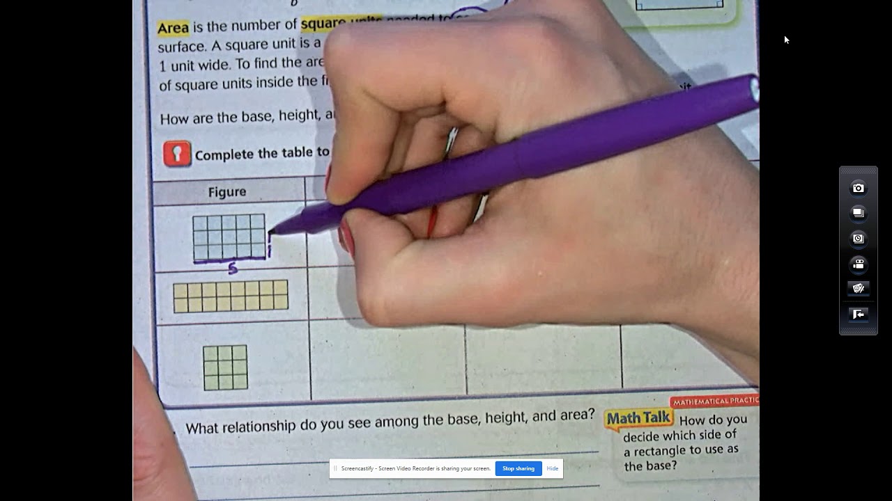 13 2 Area Go Math Grade 4 - YouTube