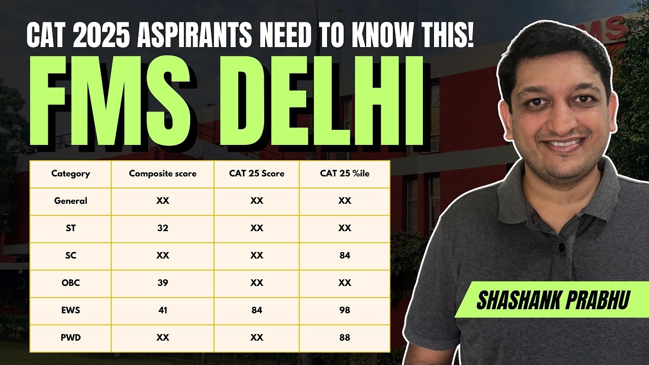 Everything about FMS Delhi | CAT 2025 Exam FMS Delhi Selection criteria ...