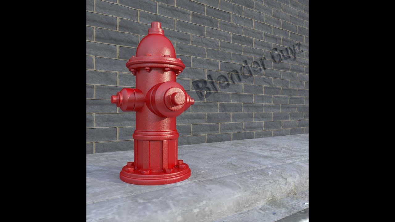 How to Create a Fire Hydrant in Blender - YouTube