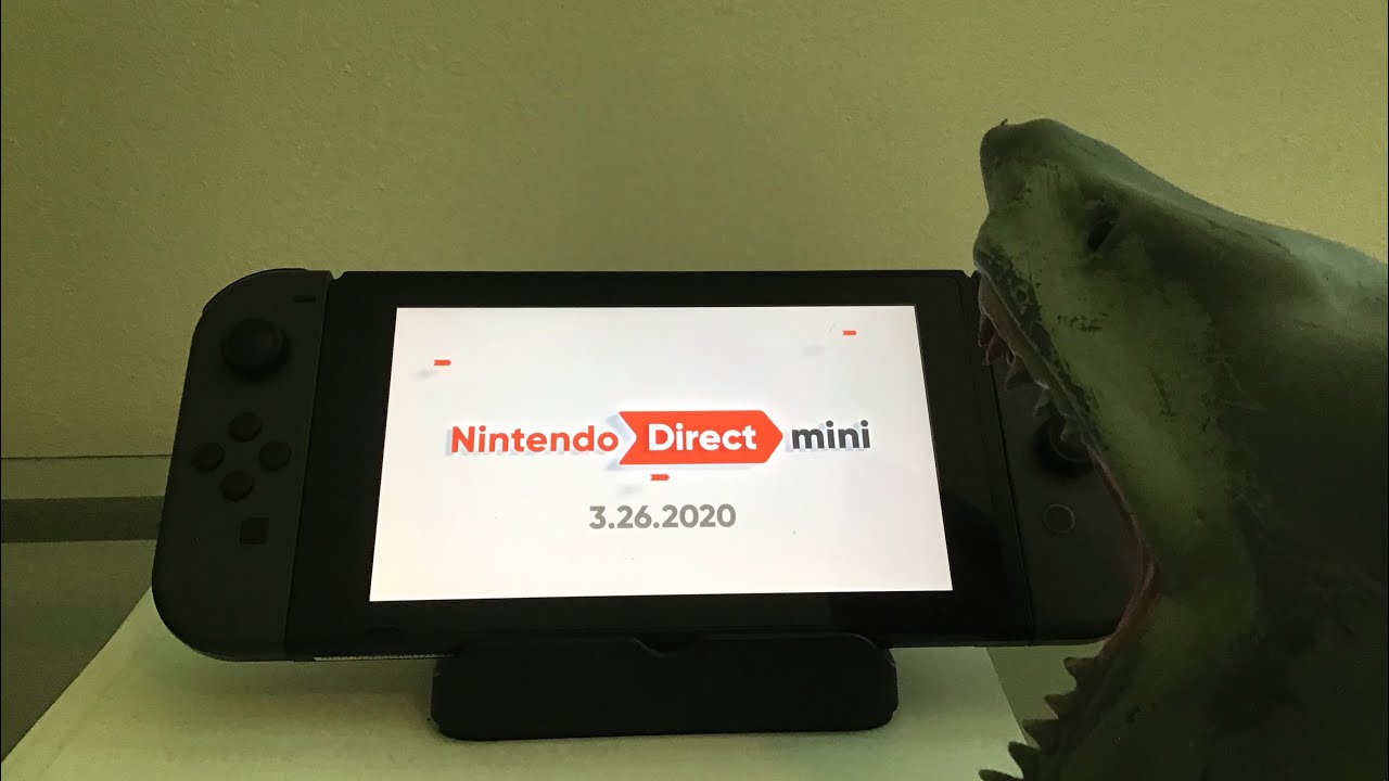 Shark Puppet Watches Nintendo Direct - YouTube
