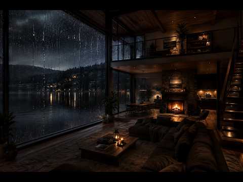 A Cozy Rainy Night by the Lake  | Göl Kenarında Yağmurlu Bir Gece 🌧️