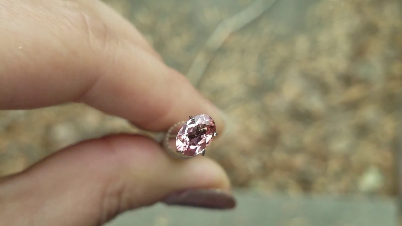 Perfect Peach Brazilian Imperial Topaz Gemstone from KGC - YouTube