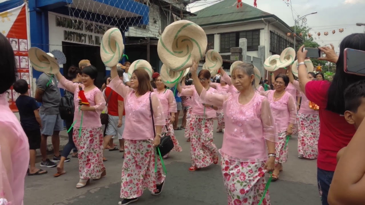 Feast of sto. Nino, street dance Buling-buling Buling-buling of ...
