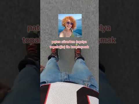 paten sürerken ( açelya Topaloğlu ) ile karşılaşmak - #tiktok#shorts