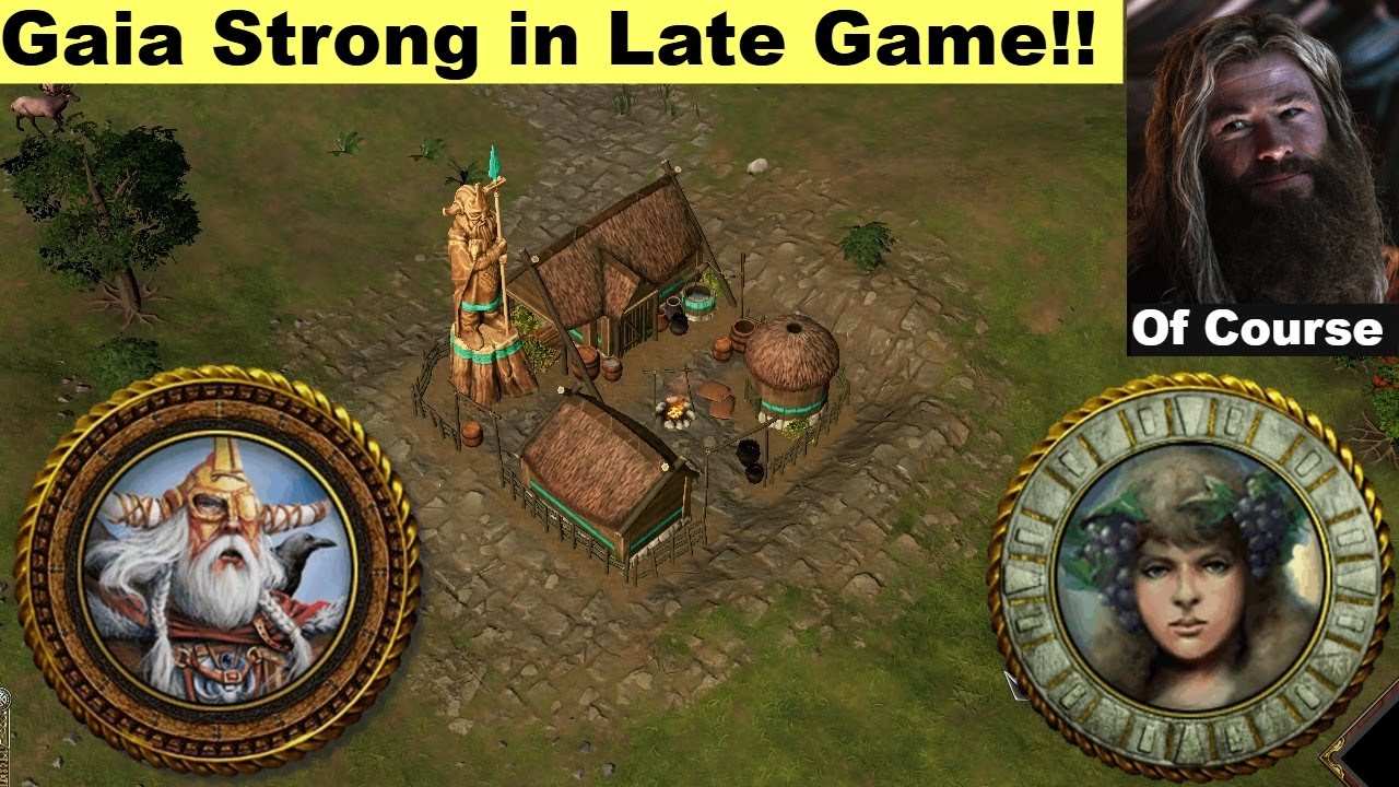 Odin vs Gaia | 1v1 Ranked | Age of Mythology Retold - YouTube