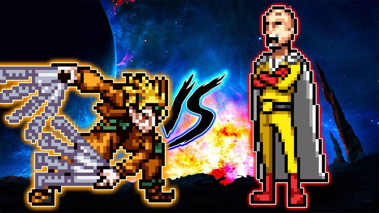 🤯ACCURATE SAITAMA SERIOUS MODE VS DIO V.2 IN JUMP FORCE MUGEN - YouTube