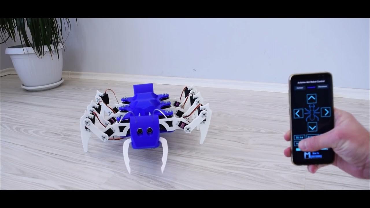 Arduino Ant Hexapod Robot - YouTube